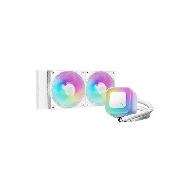 Deepcool LE240 V2 240mm CPU Liquid Cooler White (R-LE240-WHAMMN-G-2 ...