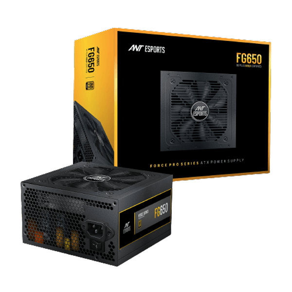 Ant Esports FG650 650 Watt 80 Plus Gold SMPS – Novelty Computech